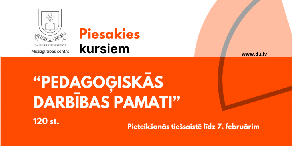Aicinām apgūt profesionālās kompetences pilnveides programmu ...